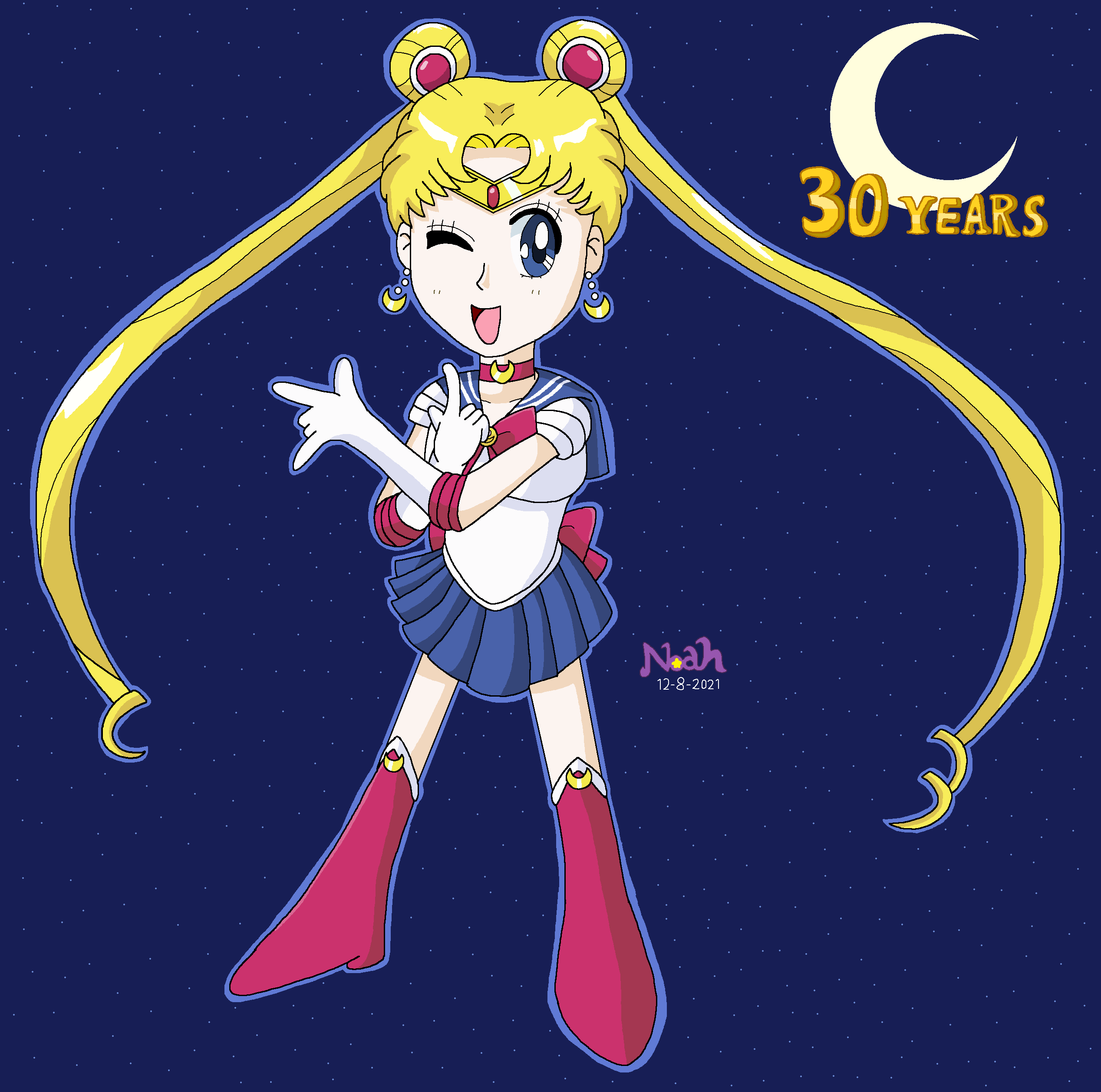 Sailor Moons 30th Anniversary By Dreamingwizard2000 On Deviantart