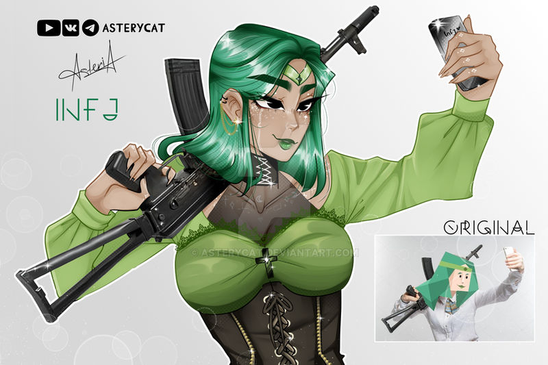 MBTI: INFJ (redraw meme) by Asterycat on DeviantArt MBTI: INFJ (redraw meme) by Asterycat on DeviantArt