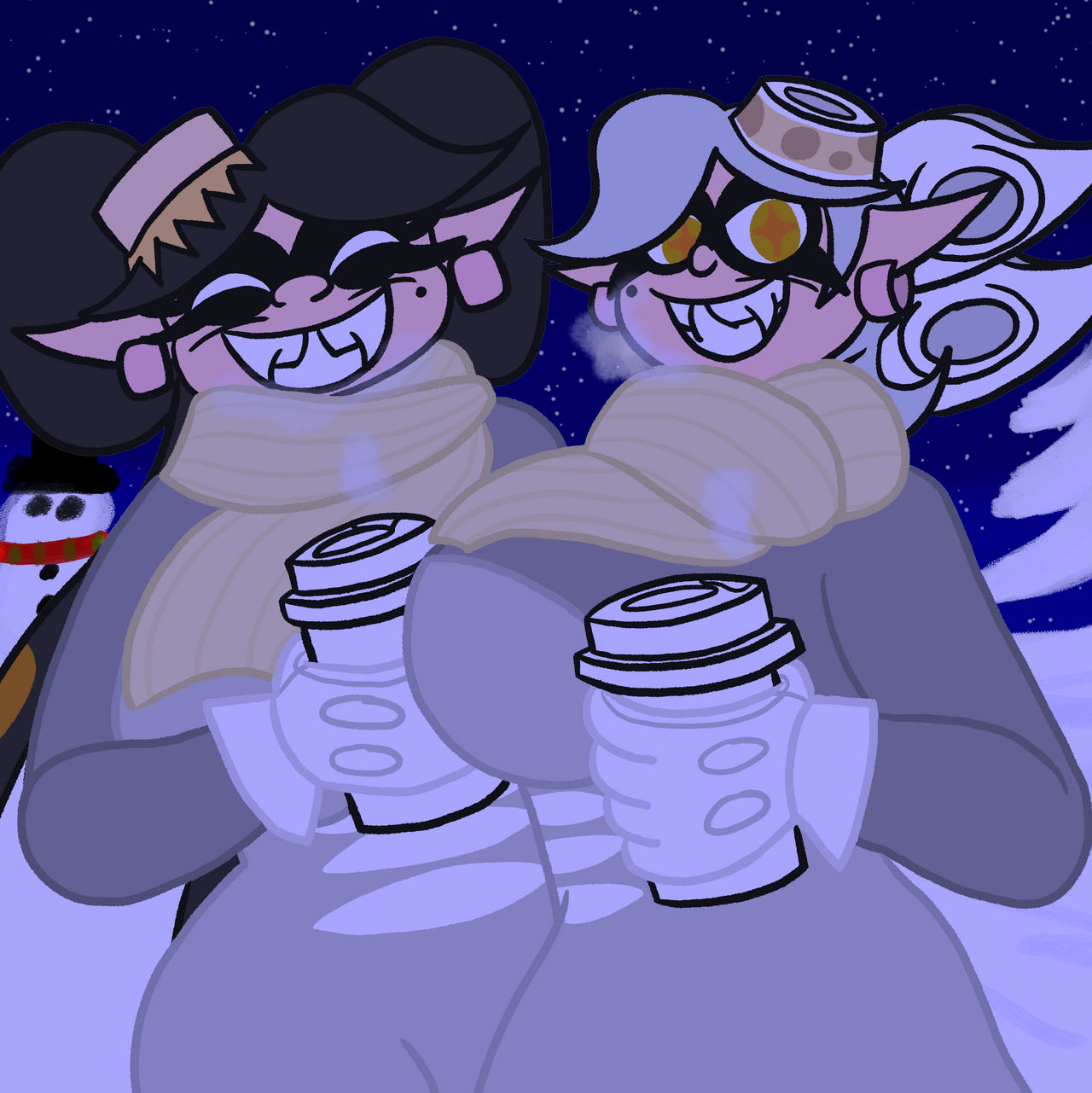 Squid Sisters Frosty Fest By Icn64 On Deviantart