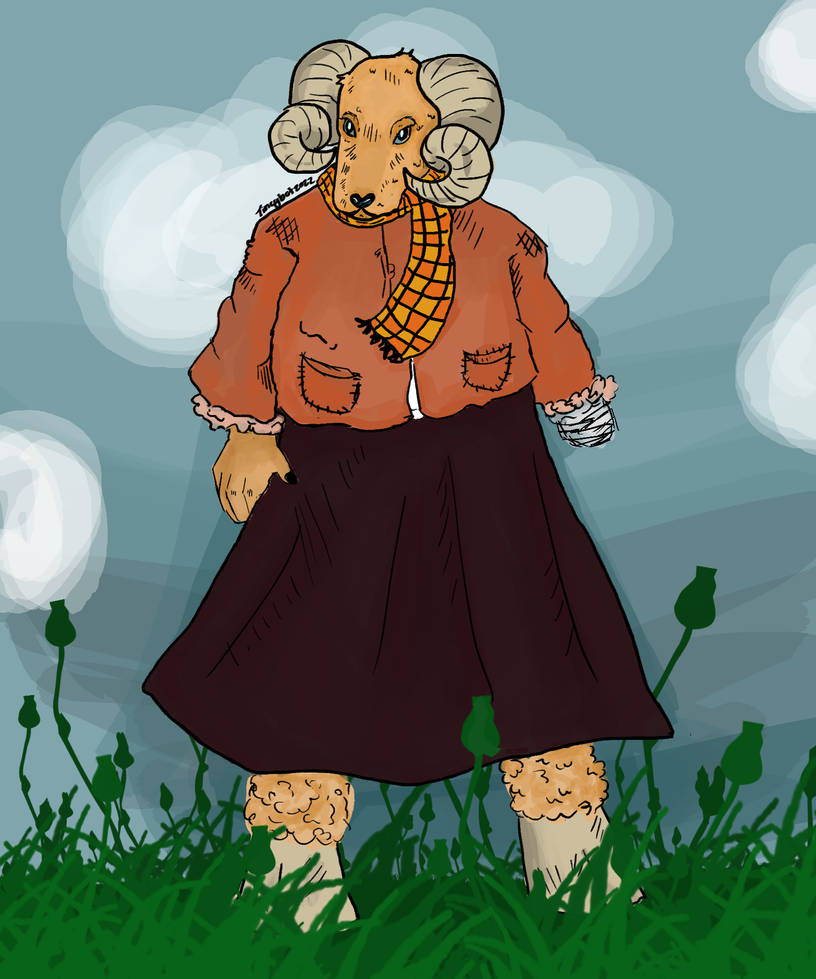 Sheep Lady New Dnd Character By Tincybot On Deviantart