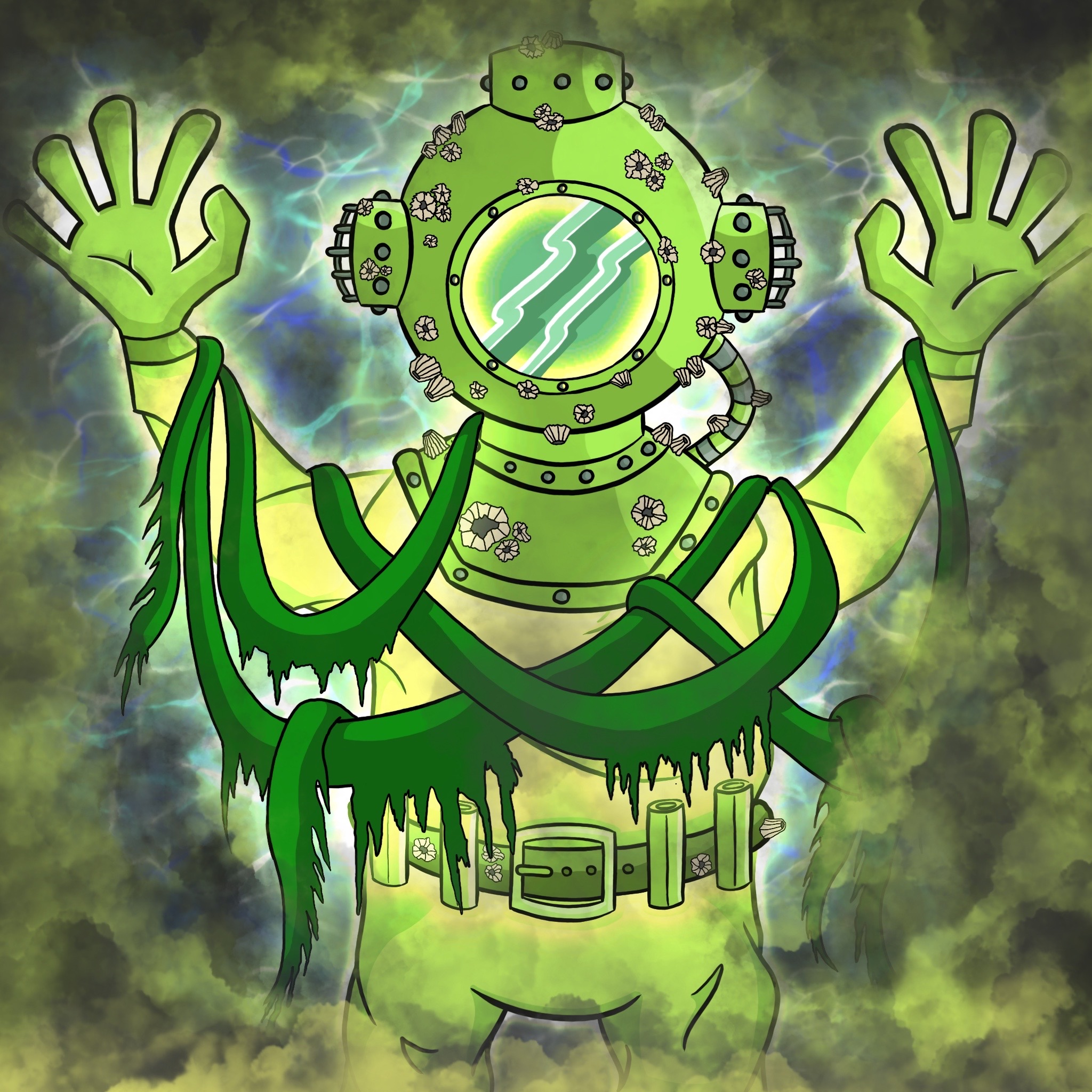 The Ghost Of Captain Cutler By Horrificallyhokey On Deviantart