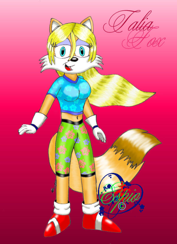 Talia the Fox by Chameleon-Doodles on DeviantArt