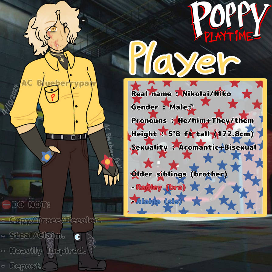 Player Niko Poppy Playtime Player Oc By Aeoncane On Deviantart