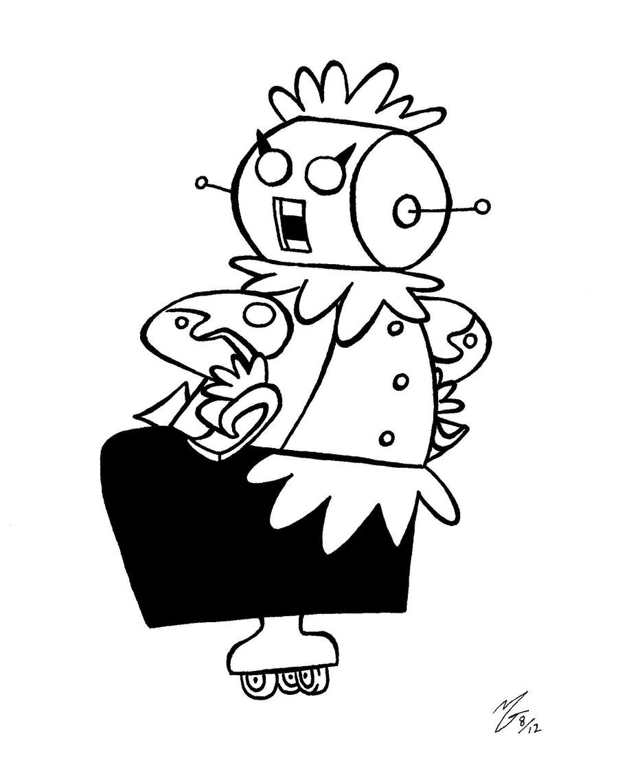 Rosie The Robot By Zombiegoon On Deviantart