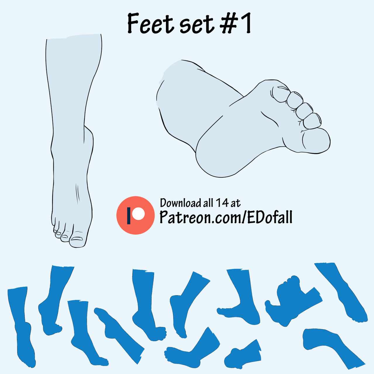 Pose Set Feet By Coppy Cat On Deviantart