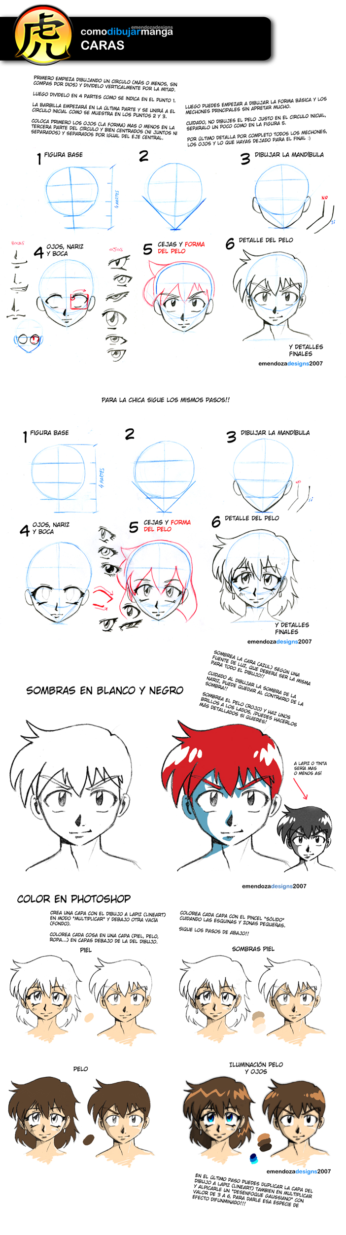 Caras Manga by TORA-KUN on DeviantArt