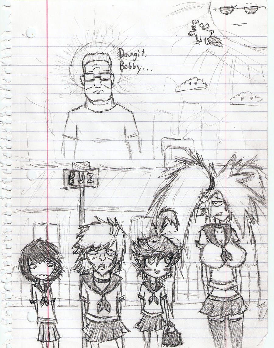 Bukkake Gokkun Waiting 4 Bus By Robo Ky Ii On Deviantart