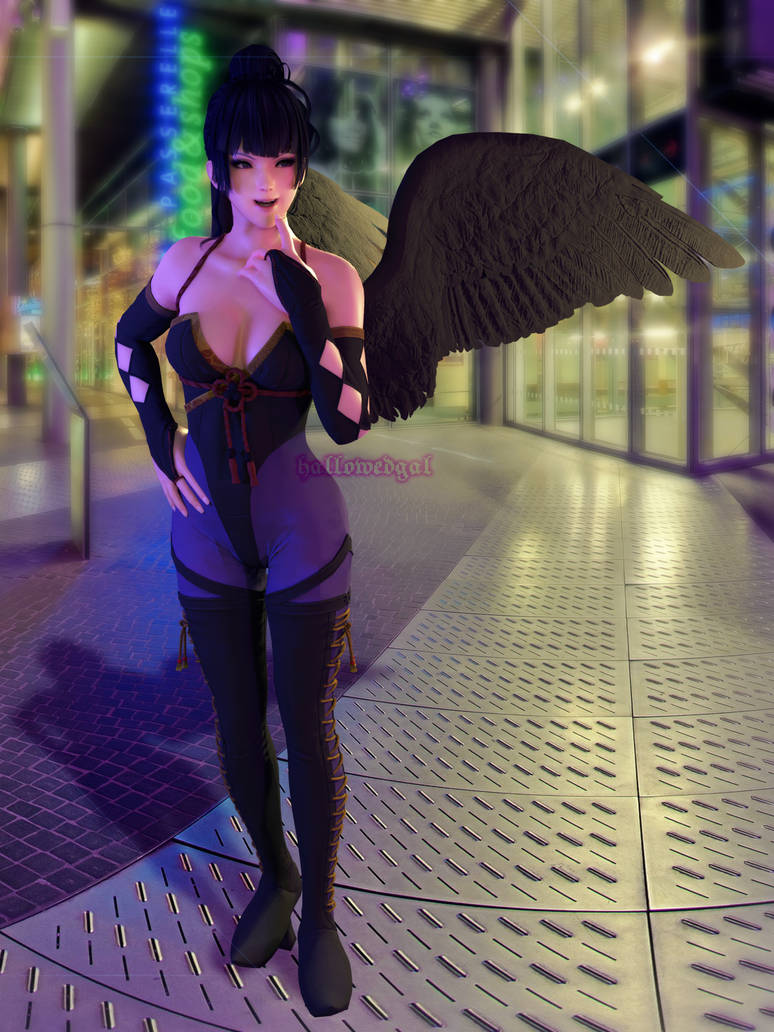 Blender Dead Or Alive 6 Nyotengu By Hallowedgal On Deviantart
