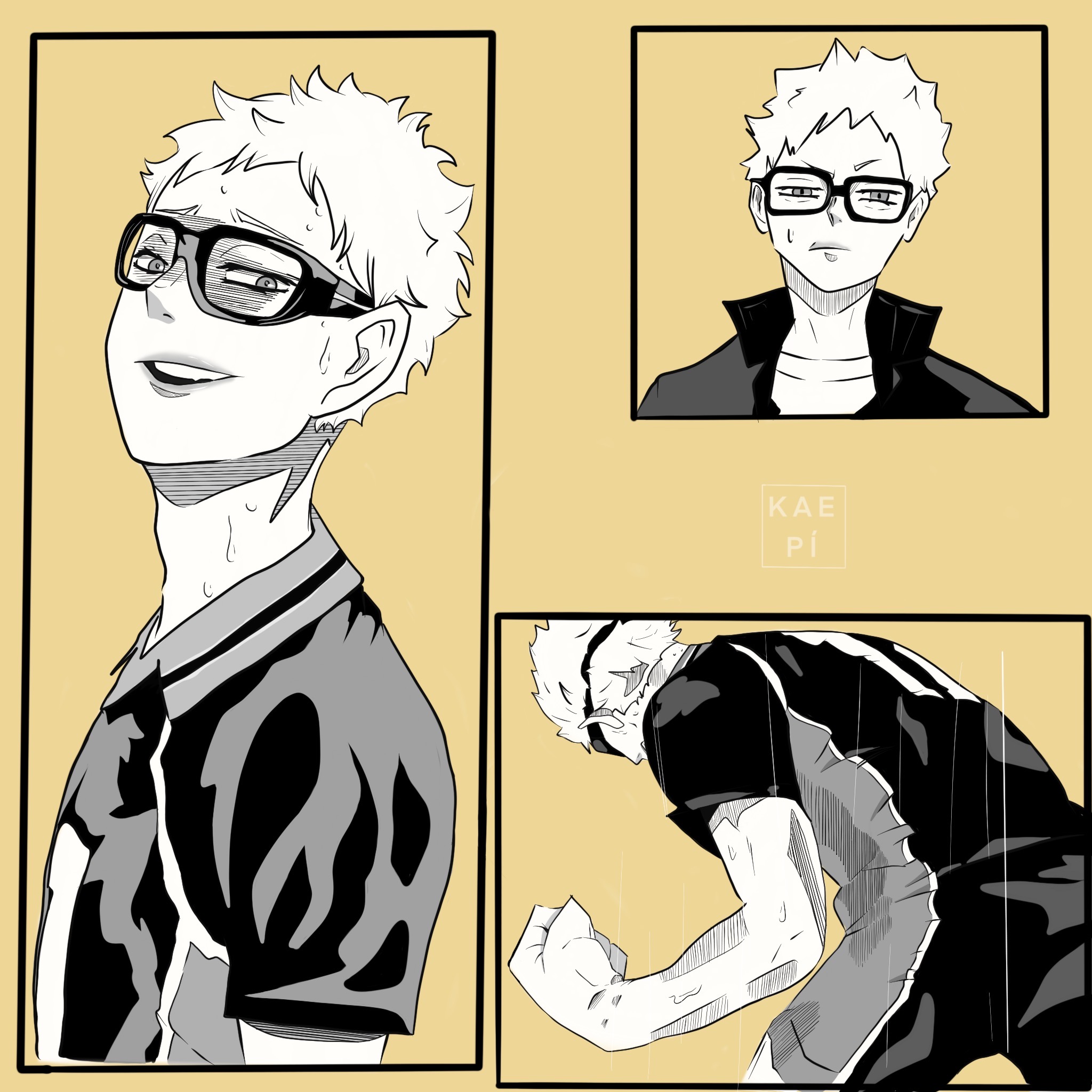Tsukki Manga Panels By Kaepi On Deviantart