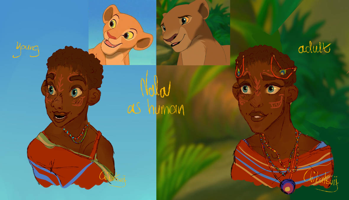 Nala As Human Lion King By Nuichiku On Deviantart