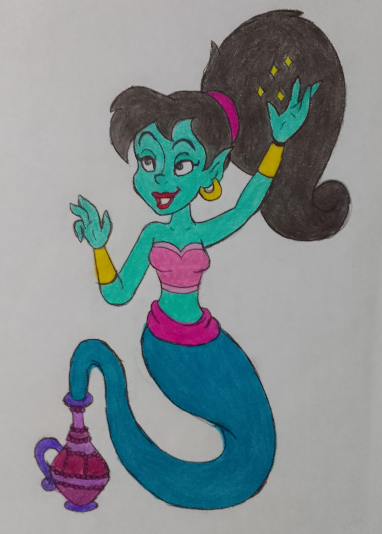 Eden The Genie Of The Bottle By Princess196 On Deviantart
