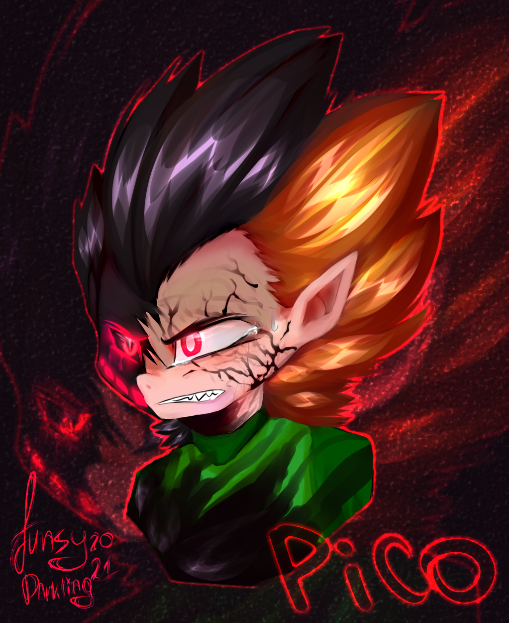 corrupted pico|2021 by FunsyDarkling on DeviantArt corrupted pico|2021 by FunsyDarkling on DeviantArt