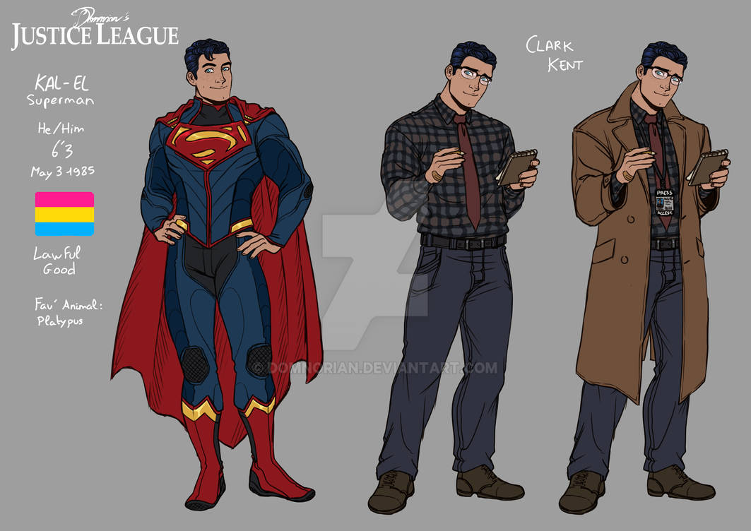 Superman Clark Kentkal El Character Design By Domnorian On Deviantart