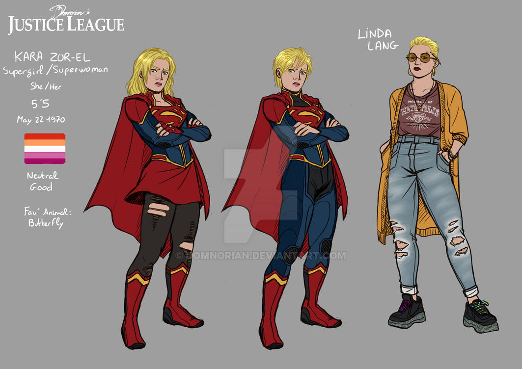 Supergirlsuperwomankara Zor El Character Design By Domnorian On Deviantart