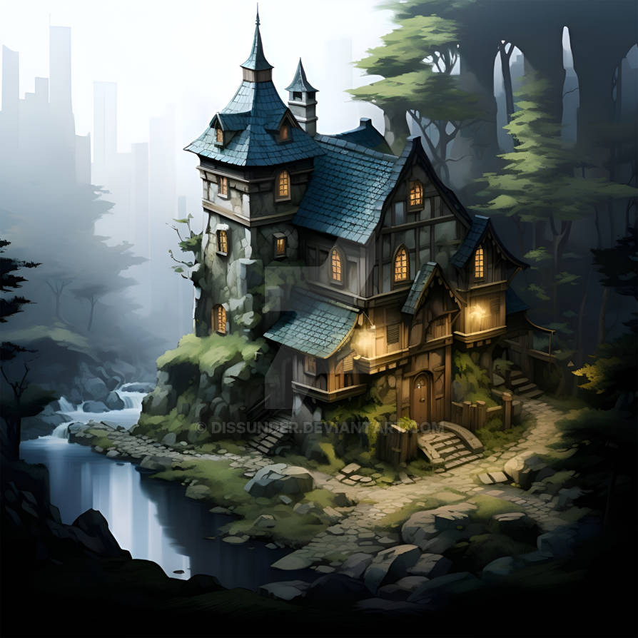 Medieval Fantasy Building. RPG setting. Landscape by Dissunder on ... Medieval Fantasy Building. RPG setting. Landscape by Dissunder on ...