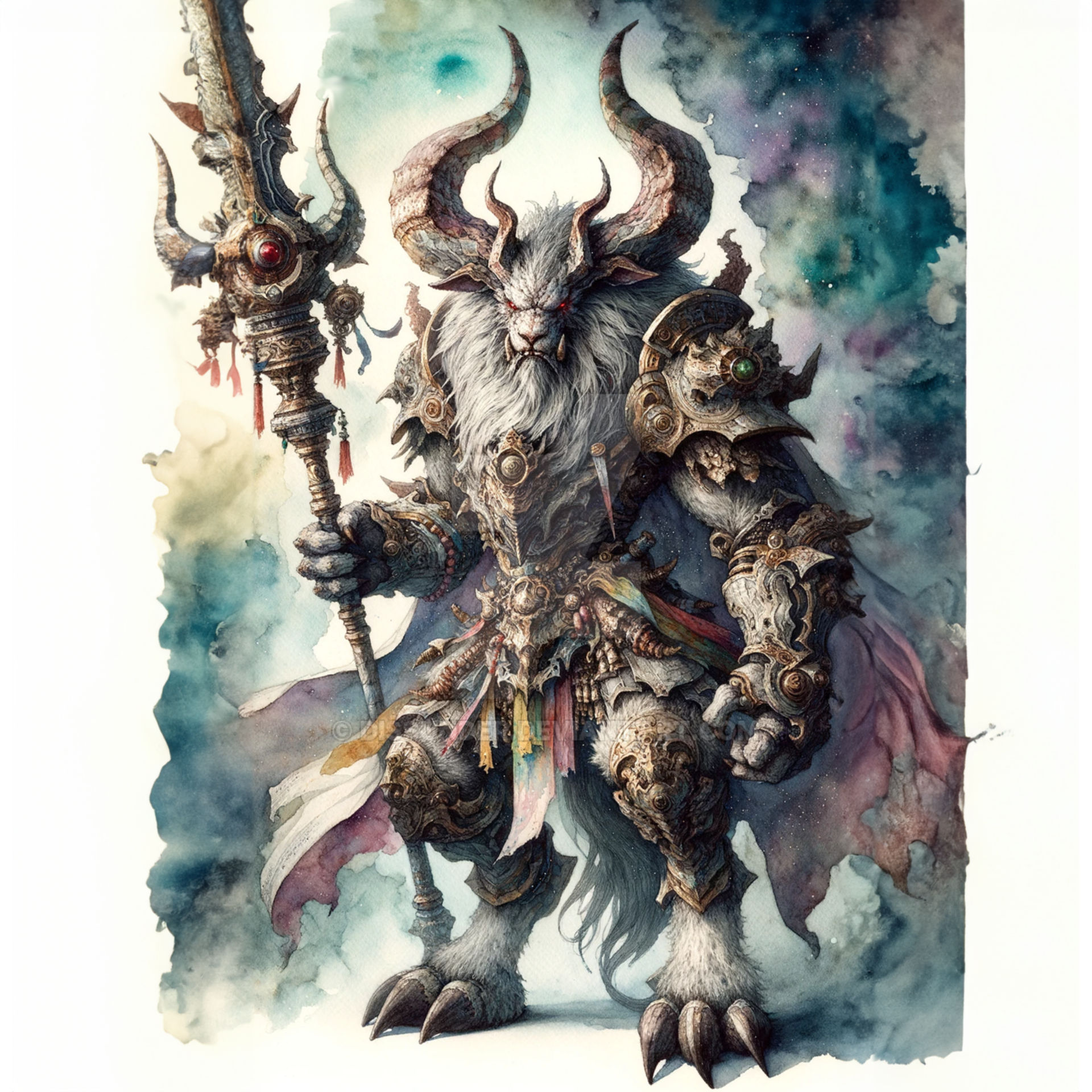 The Minotaur God King Art Character Adoptable By Dissunder On Deviantart