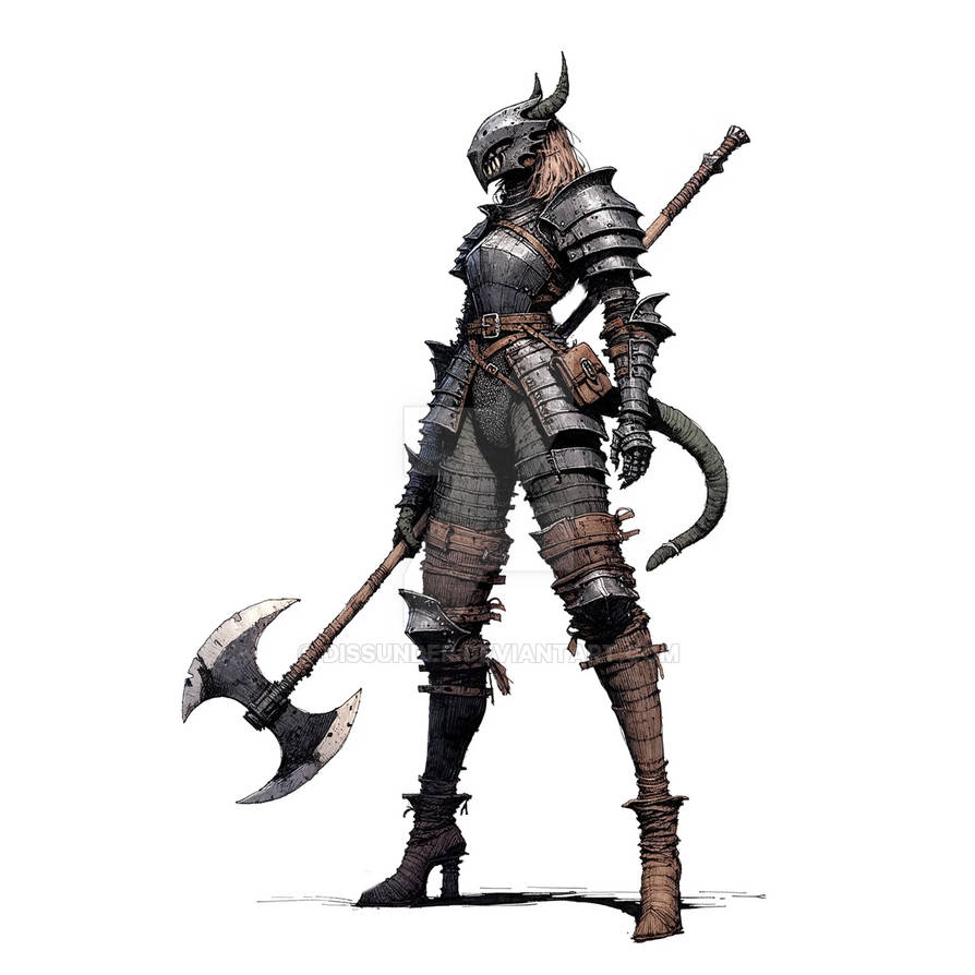 Lady Warrior Demonic Adoptable Character 8 By Dissunder On Deviantart