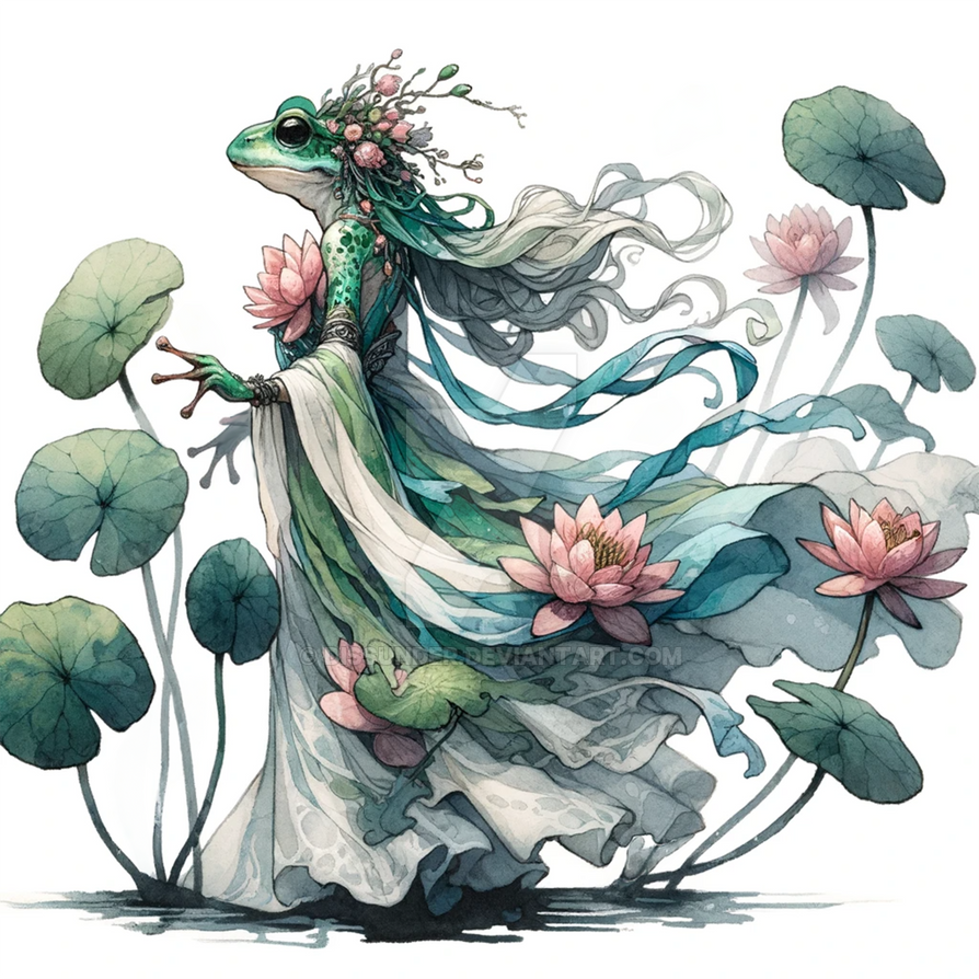 Lady Frogfolk Art Character Adoptable 12 By Dissunder On Deviantart