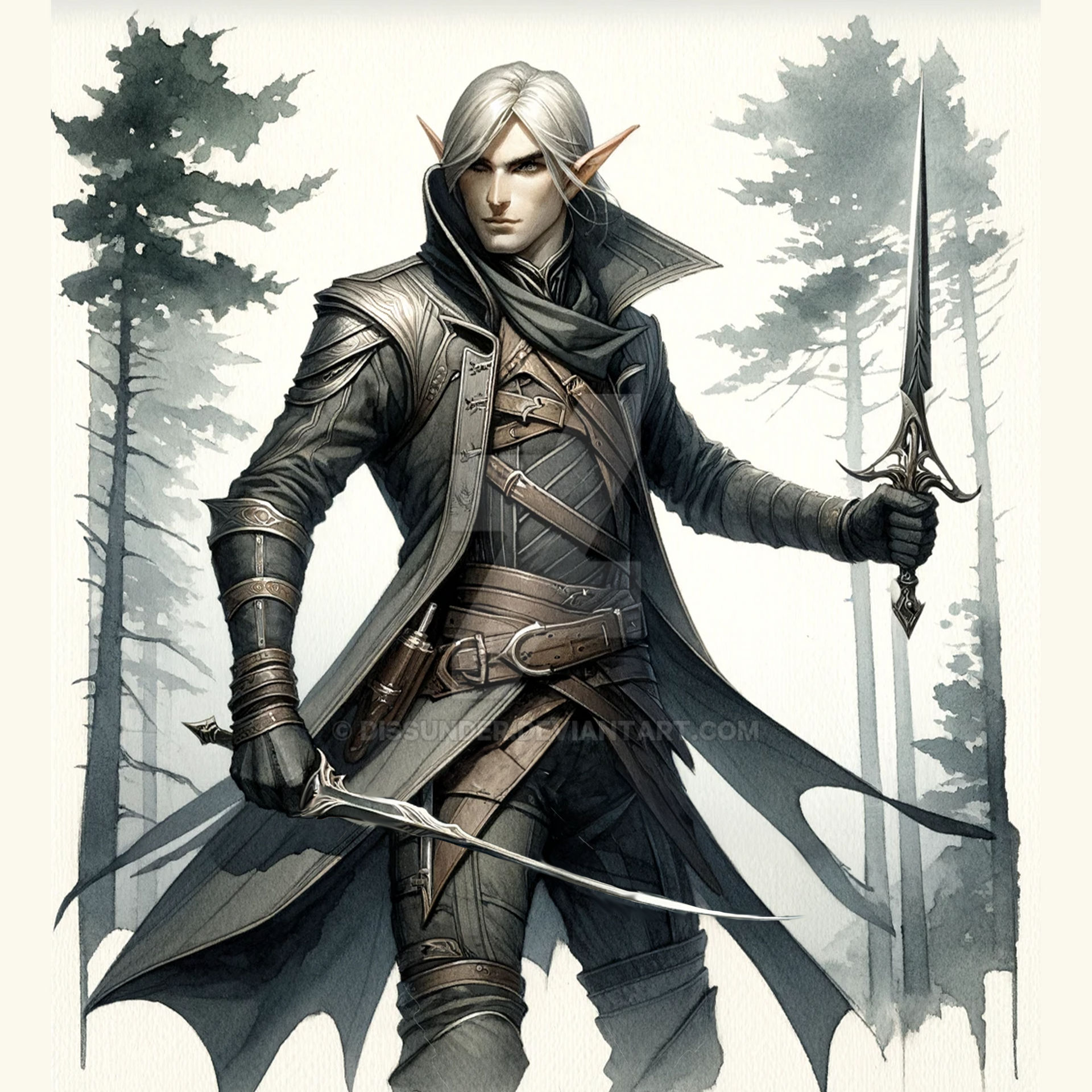 Elf Male Drow Assassin Character Art 6$ by Dissunder on DeviantArt Elf Male Drow Assassin Character Art 6$ by Dissunder on DeviantArt