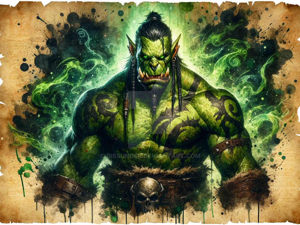 Orc Barbarian Character Art Portrait Adoptable 8 By Dissunder On Deviantart