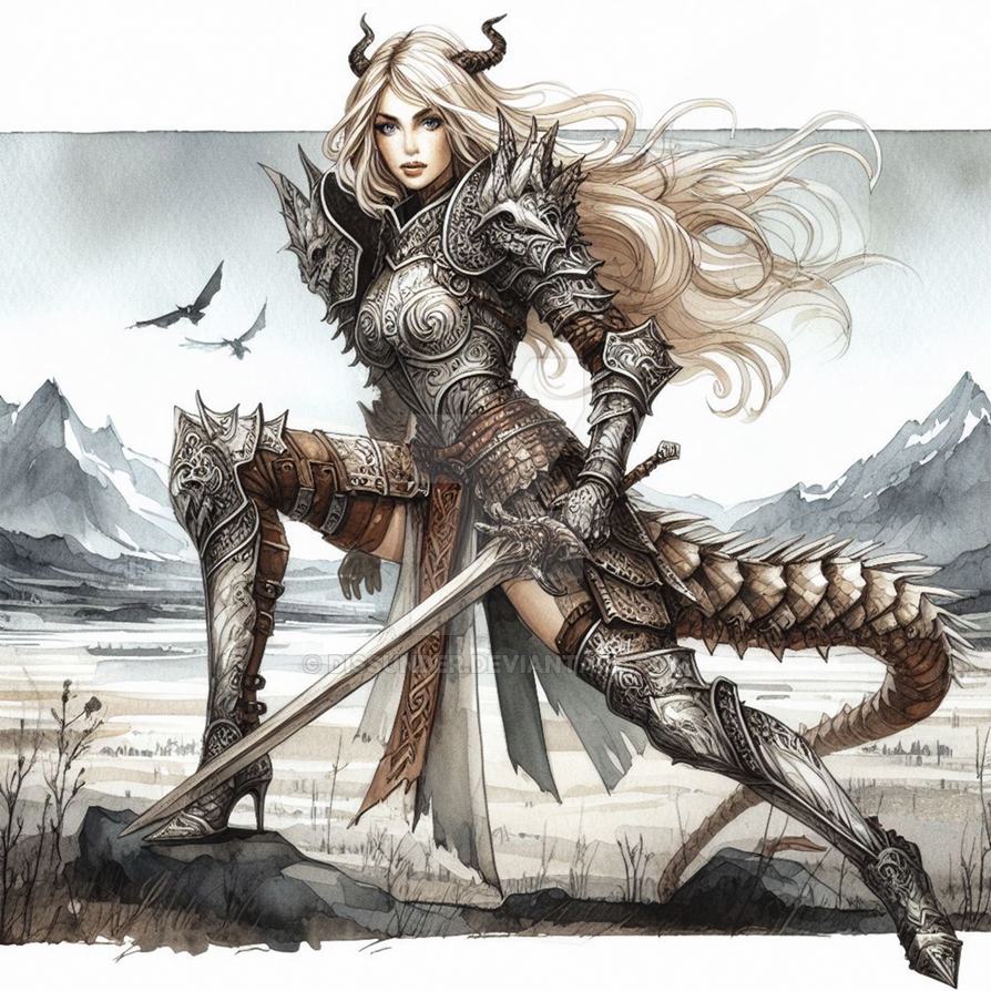 Draconian Warrior Princess Adoptable Dnd Art By Dissunder On Deviantart