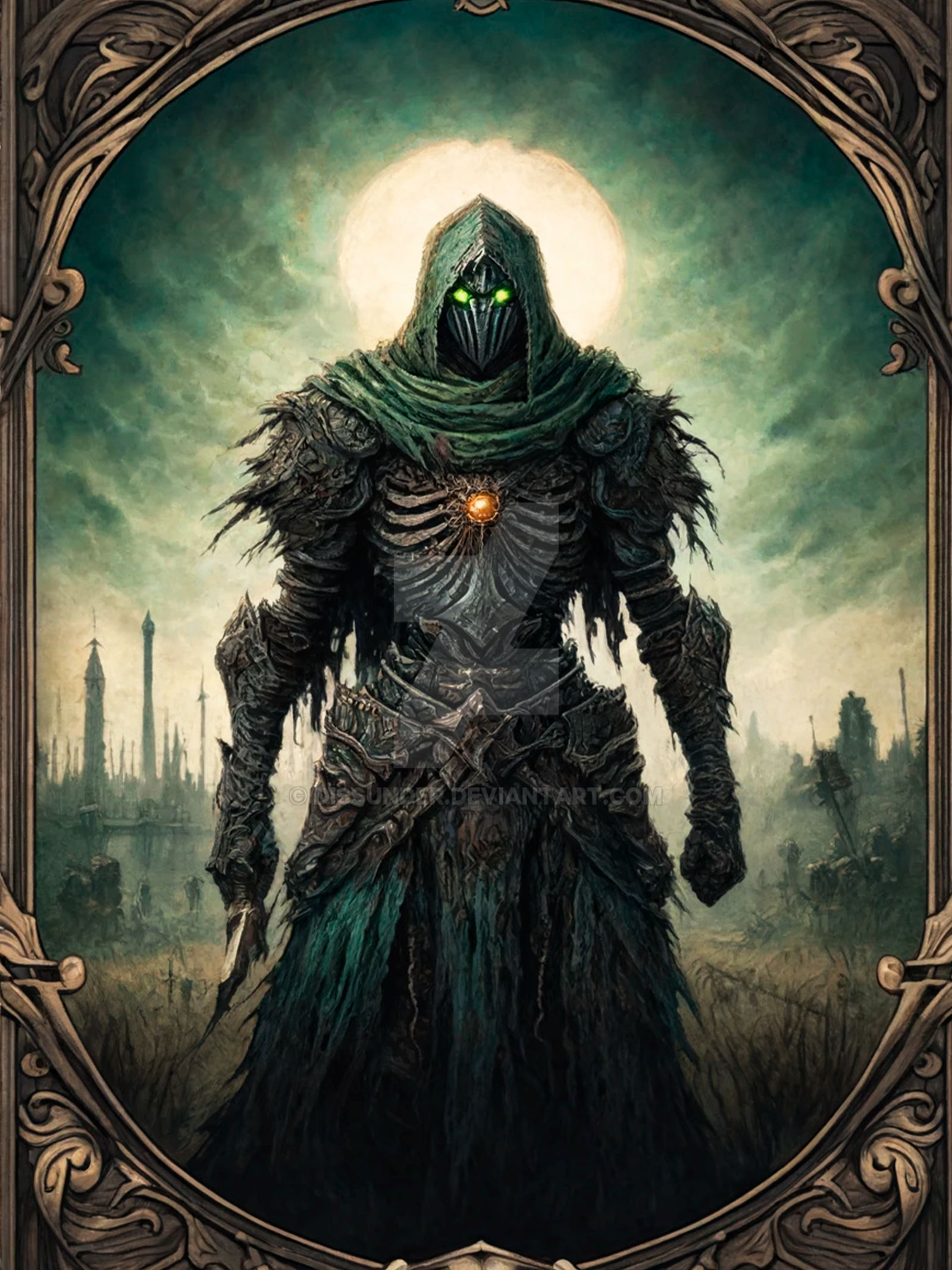 Undead Assassin Hooded Character Dnd Fantasy Art By Dissunder On Deviantart