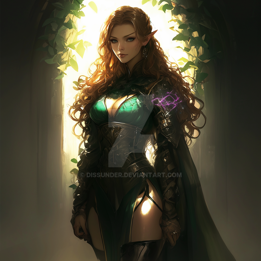 Elf Rogue Character Adoptable Dnd Fantasy 7 By Dissunder On Deviantart