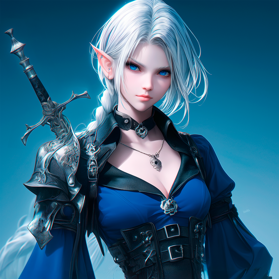 Elf Rogue Drow Female Dnd Epic Adoptable Art 7 By Dissunder On Deviantart