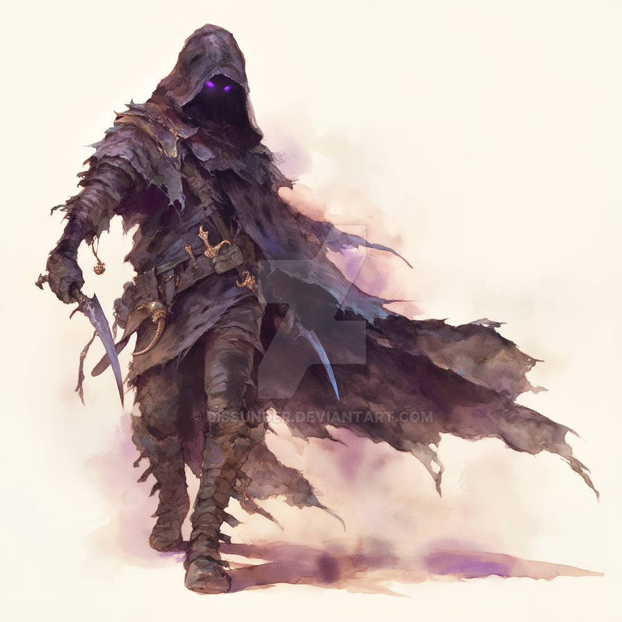 Drow Hooded Assassin Adoptable Dnd Art Fantasy 8 By Dissunder On