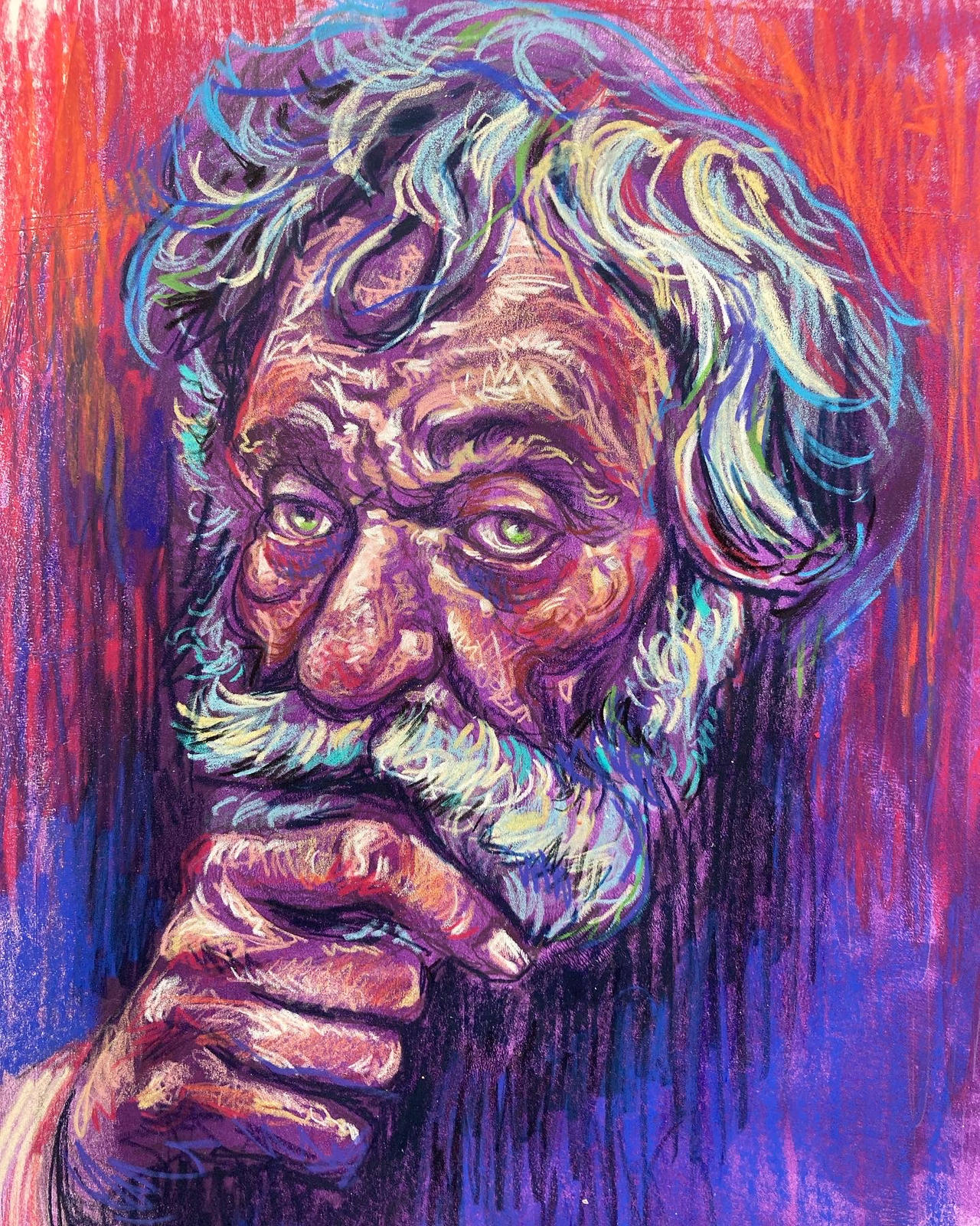 Old Man Portrait 3 By Calebmprochnow On Deviantart