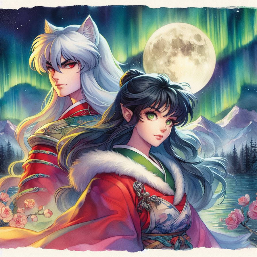 Inuyasha And Kagome By Kawaiidreamertohru On Deviantart