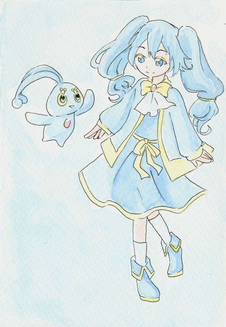 Manaphy Gijinka by code-name-327 on DeviantArt Manaphy Gijinka by code-name-327 on DeviantArt