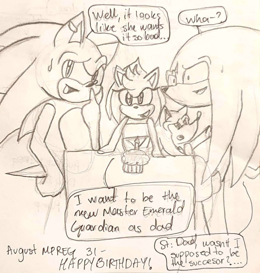 August Mpreg Day 31 2023 By Sonikkusgirl On Deviantart