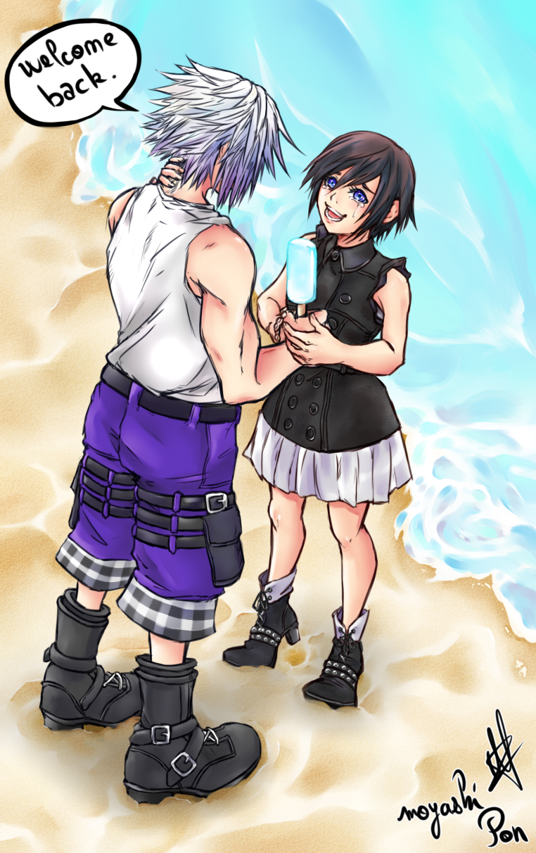 Riku And Xion By Moyashi Pon On Deviantart