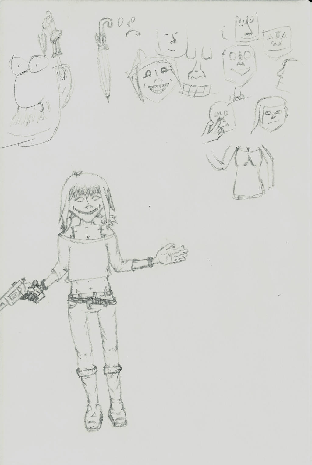 Gun Girl By Purplefisty On Deviantart