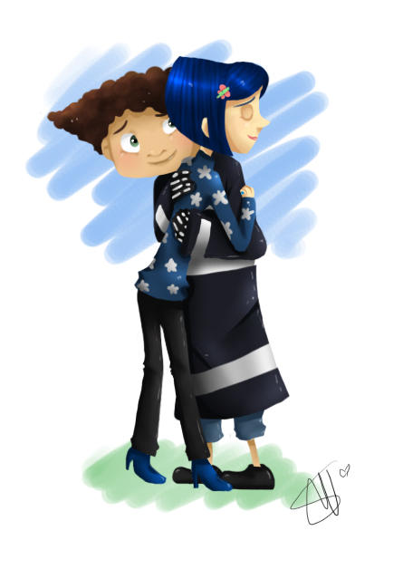 Wybie X Coraline By Nerbyy On Deviantart