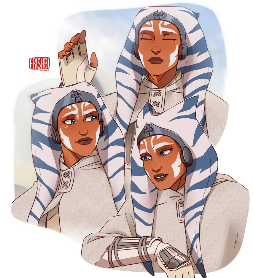 Ahsoka In White By Frishbi On Deviantart