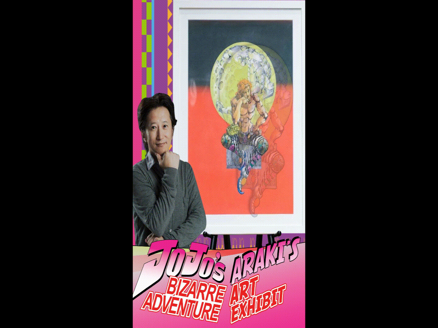 Araki Hirohiko Art Exhibit Animated Poster By Phantomrayv On Deviantart