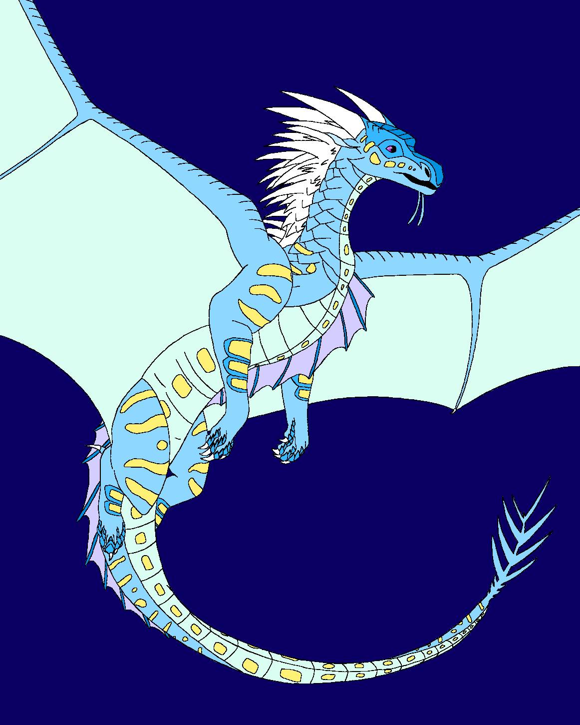 Icewing Seawing hybrid by Firestarfan200 on DeviantArt Icewing Seawing hybrid by Firestarfan200 on DeviantArt