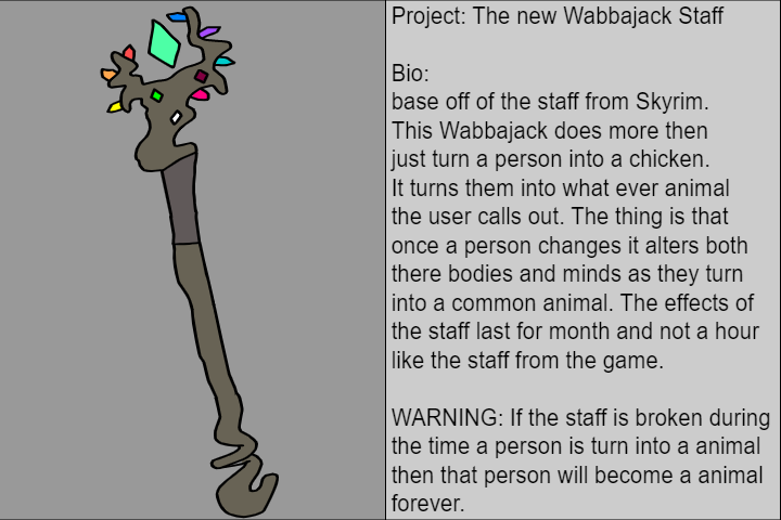 The New Wabbajack Staff by MagicalTwinsLab on DeviantArt The New Wabbajack Staff by MagicalTwinsLab on DeviantArt