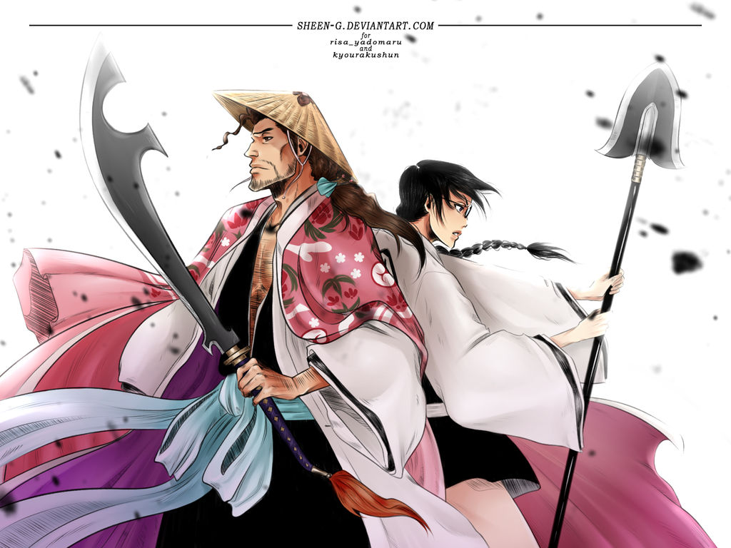 O36 Kyouraku Shunsui X Yadomaru Lisa By Sheen G On Deviantart