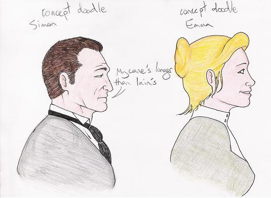 Simon and Emma Concept Doodles by BaaingTree on DeviantArt