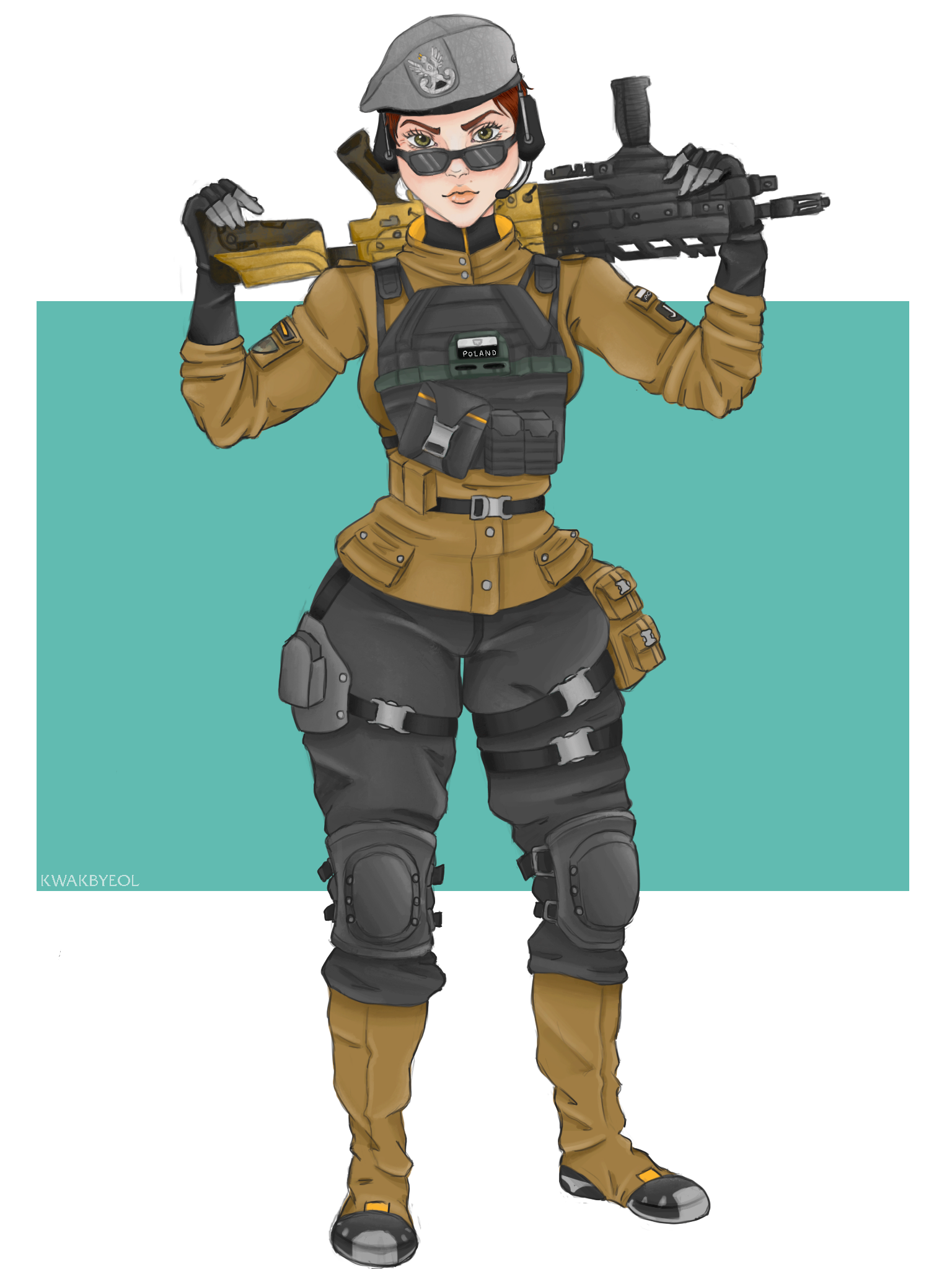 Rainbow Six Siege Zofias Fanart By Kwakbyeol On Deviantart