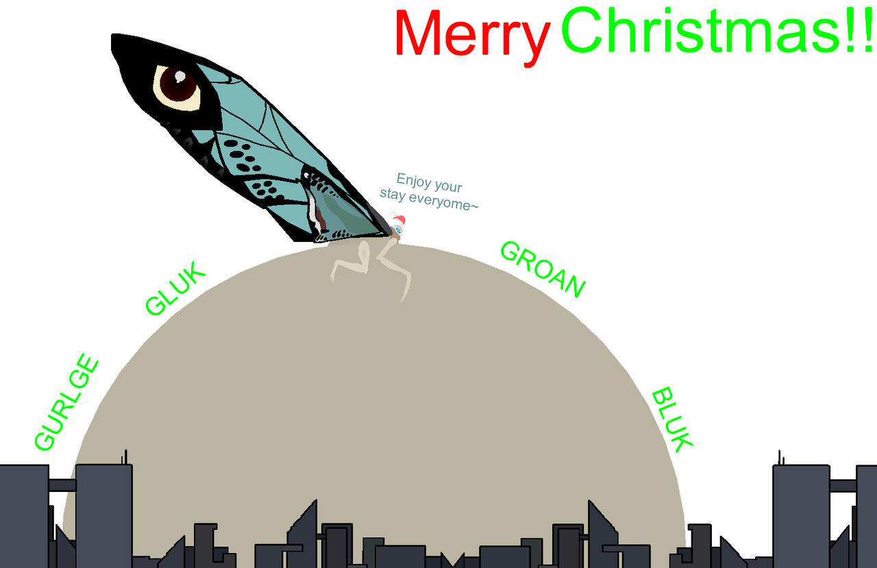 Mothra Has A Christmas Feast Mothra Vore By Queenmothravore On