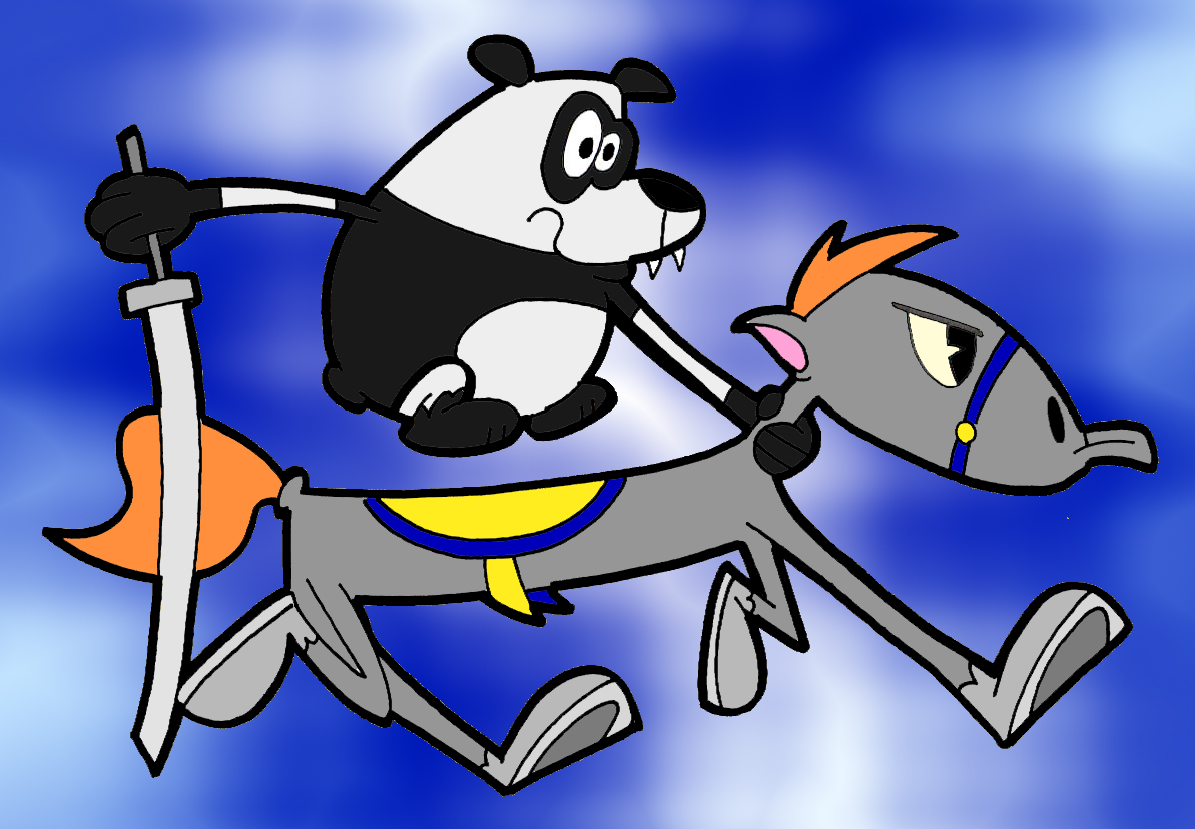 Panda on Horse - Art Trade by AxleGrease-75 on DeviantArt