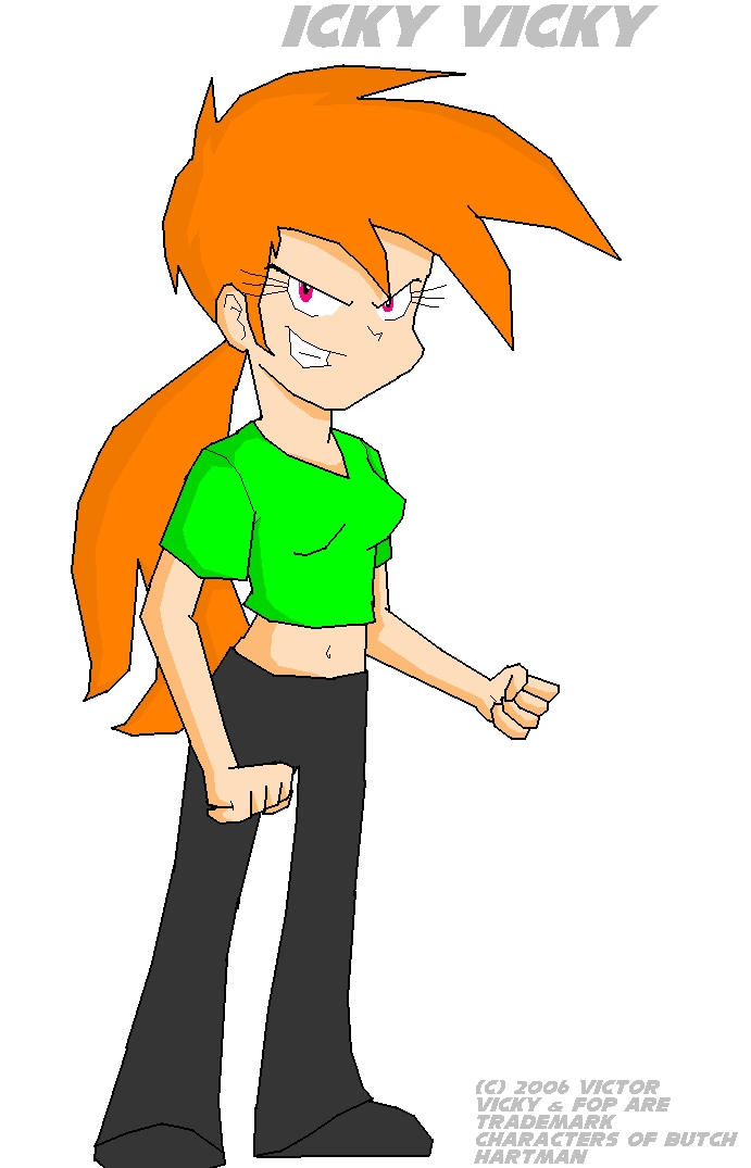 Icky? Nah, it's only Vicky. by VictorTheBabysitter on DeviantArt