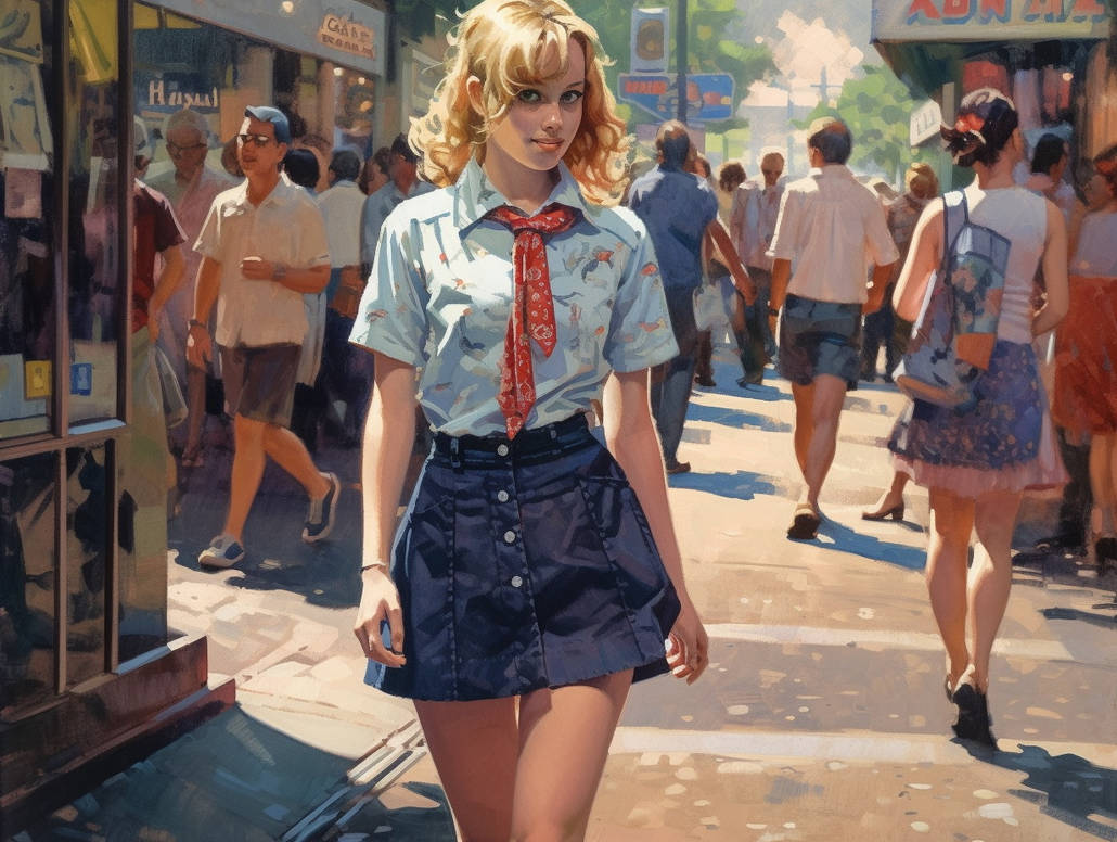 Flirty Girl On The Street By Iamrudja On Deviantart