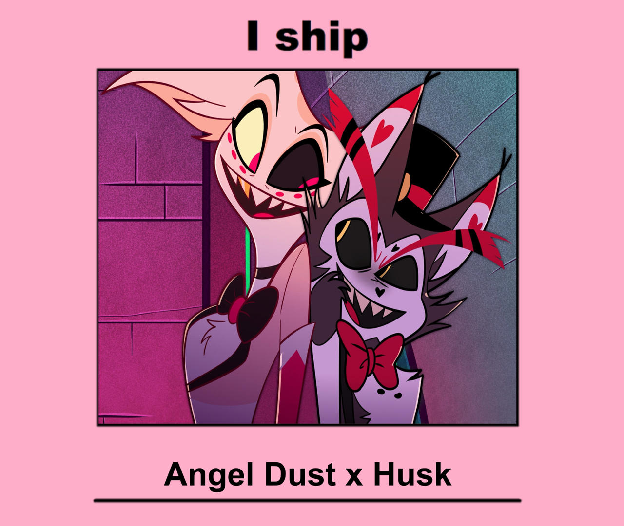 I Ship Angel Dust X Husk By Matthiamore On Deviantart