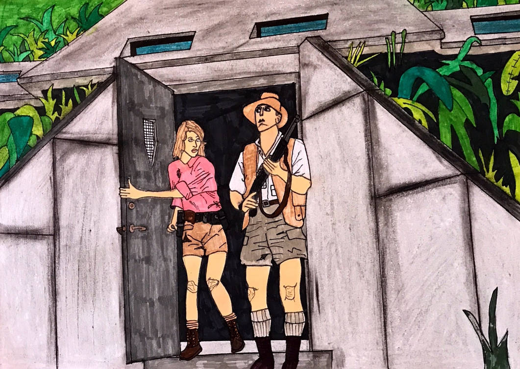 Jurassic Park Bunker Scene Final By Emperorpenguin2005 On Deviantart