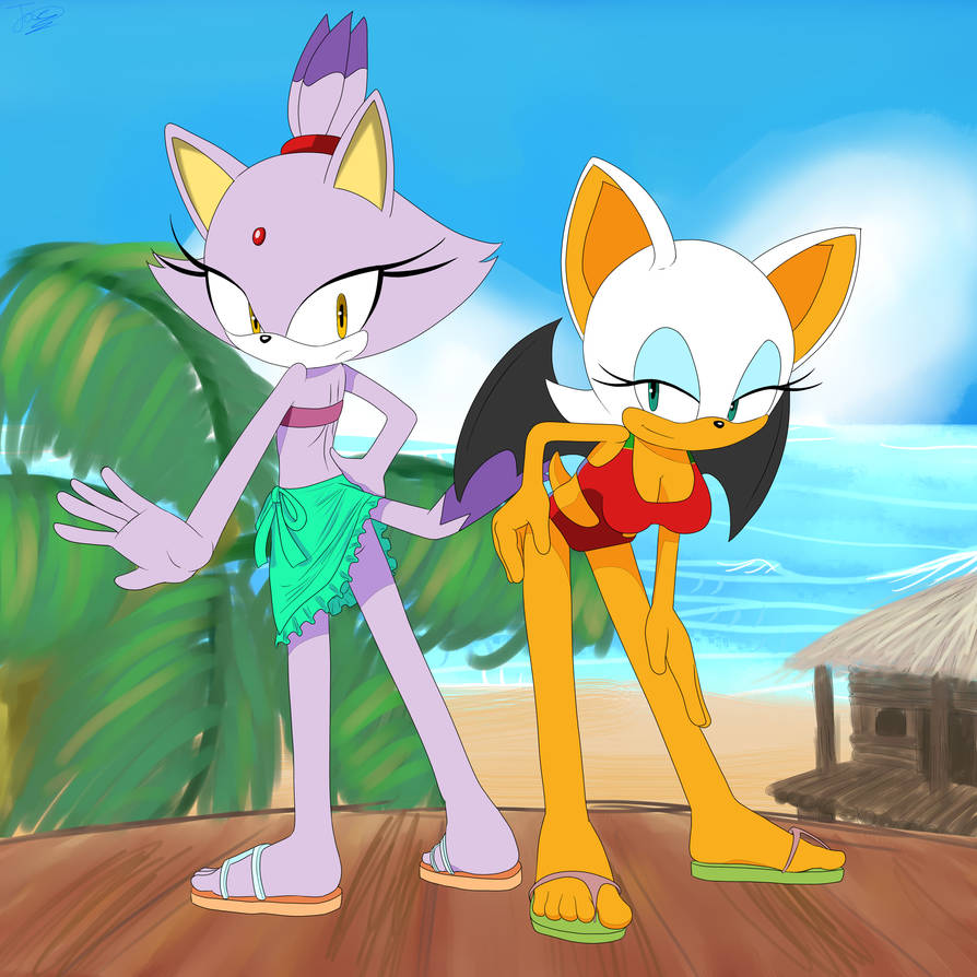 Blaze And Rouge By Pepe201 On Deviantart